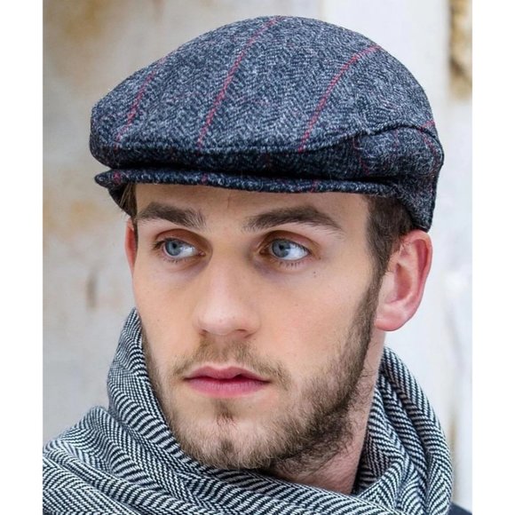 The Shepherd's Knot | Accessories | New Mens Wool Tweed Hat Flat Cap ...